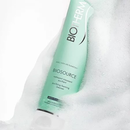 รีวิว BIOTHERM Biosource Foaming Cleanser Normal To Combination Skin ...