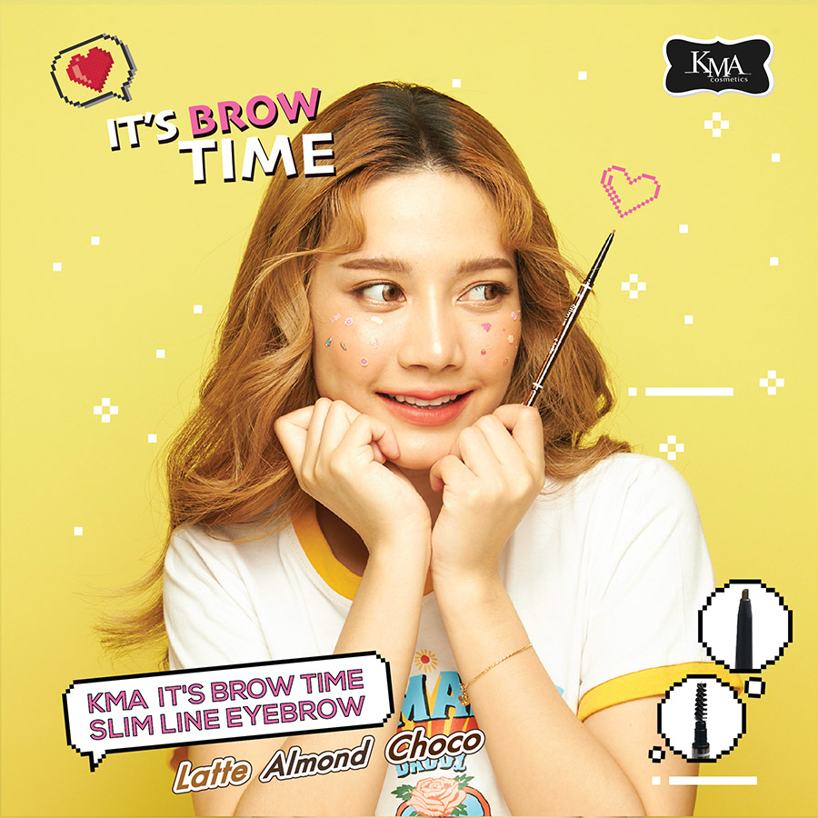 รีวิว KMA It's Brow Time Slim Line Eyebrow รีวิวจากผู้ใช้จริง By Cosmenet.in.th