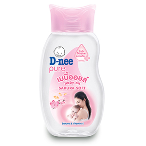รีวิว Pure Baby Oil Sakura Soft