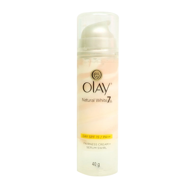 รีวิว OLAY Natural White Pinkish Fairness Cream + Serum SPF15 PA++ ...