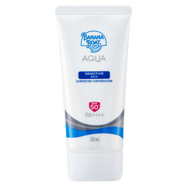 รีวิว Banana Boat Aqua Sensitive Skin UV Protection Sunscreen Lotion ...