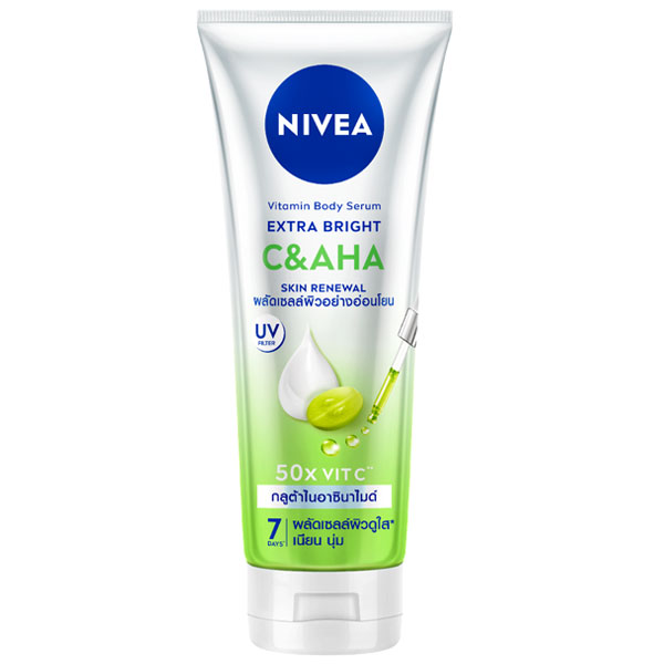 รีวิว NIVEA Vitamin Body Serum Extra Bright C&AHA รีวิวจากผู้ใช้จริง By ...