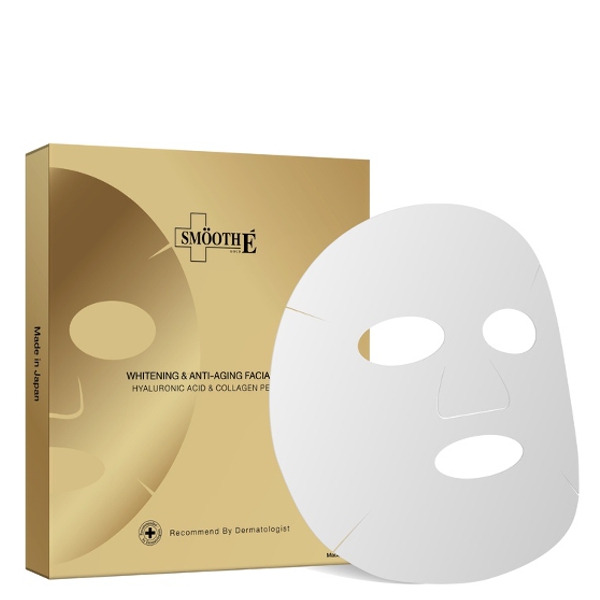 รีวิว Smooth E Gold Whitening & Anti-Aging Mask รีวิวจากผู้ใช้จริง By ...