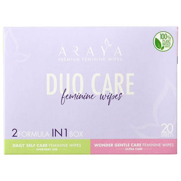 รีวิว ARAYA Duo Care Feminine Wipes รีวิวจากผู้ใช้จริง By Cosmenet.in.th