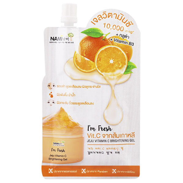รีวิว Nami I'm Fresh Jeju Vitamin C Brightening Gel รีวิวจากผู้ใช้จริง ...