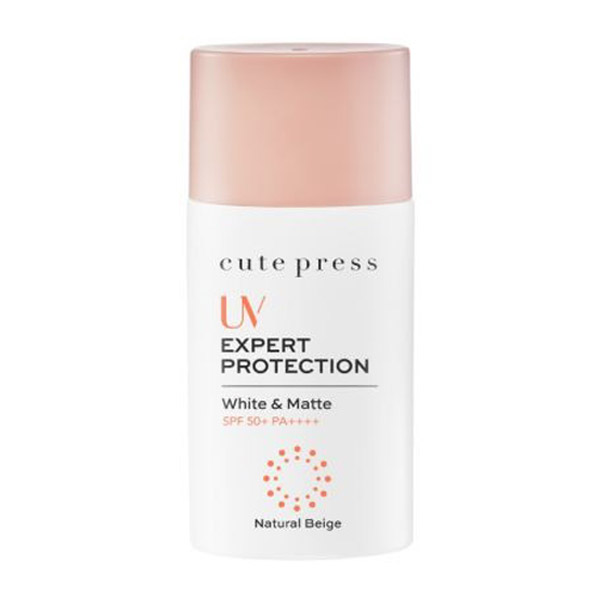 รีวิว Cute Press UV Expert Protection White & Matte Sunscreen SPF50+/PA ...