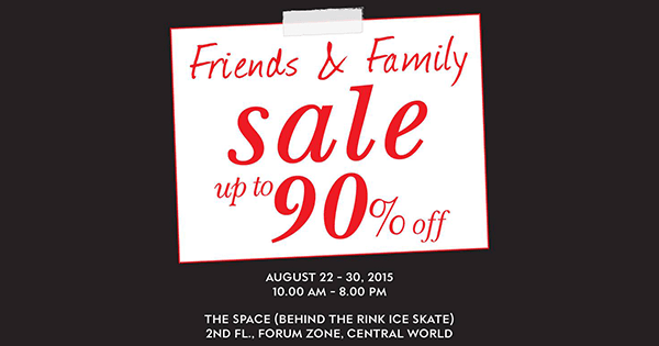 AT Luxury Group Friends & Family Sale ลดสูงสุดถึง 90%