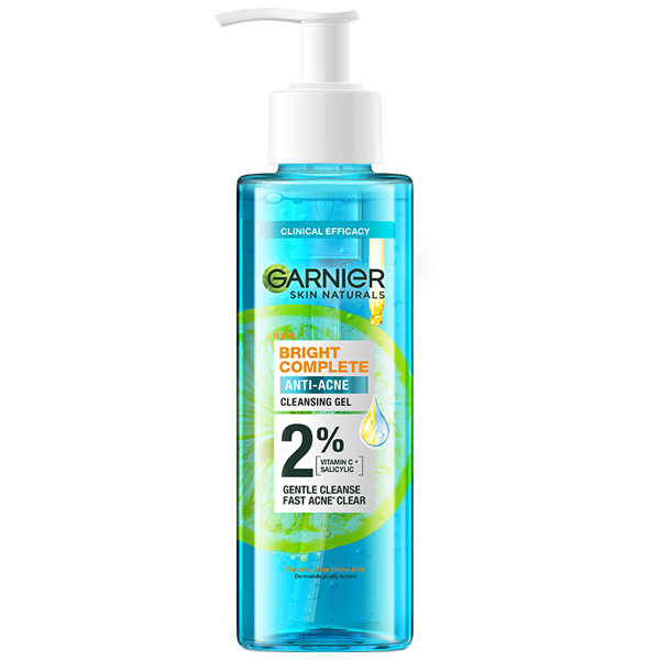 รีวิว GARNIER Bright Complete Anti-Acne Cleansing Gel รีวิวจากผู้ใช้ ...
