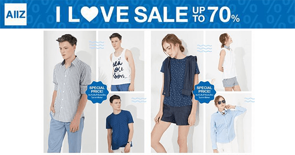 AIIZ I LOVE SALE up to 70% off