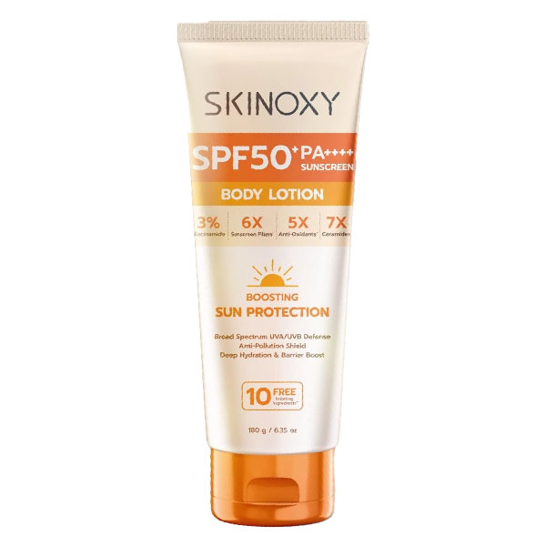 รีวิว โลชั่นกันแดดเนื้อบางเบา Skinoxy Pro Sun Protection Body Lotion ...