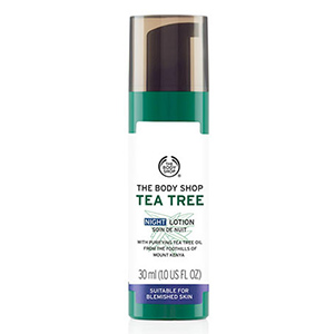 รีวิว The Body Shop Tea Tree Blemish Fade Night Lotion รีวิวจากผู้ใช้ ...