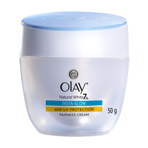 รีวิว OLAY Natural White Pinkish Fairness Insta-Glow Day Cream with UV ...