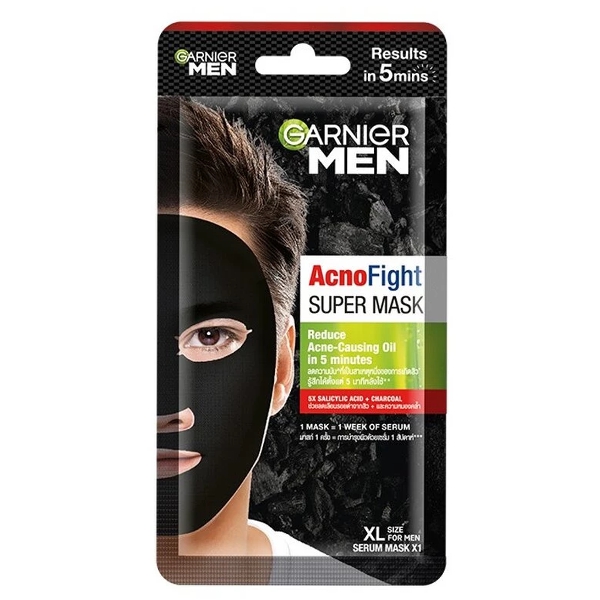รีวิว GARNIER Men Acnofight Super Mask รีวิวจากผู้ใช้จริง By Cosmenet.in.th