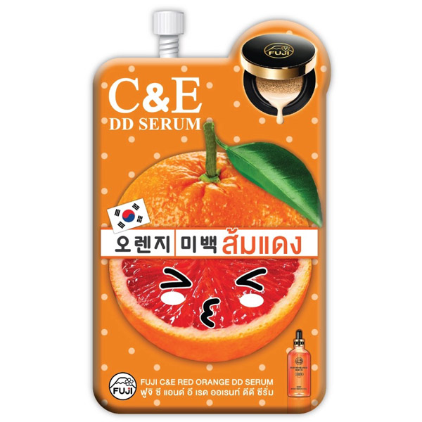 รีวิว Fuji Cream C&E Red Orange DD Serum รีวิวจากผู้ใช้จริง By Cosmenet.in.th