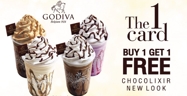 GODIVA BUY 1 GET 1 FREE