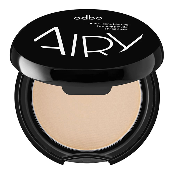 รีวิว odbo cosmetic Airy Non-Silicone Blurring Two Way Powder SPF30 ...