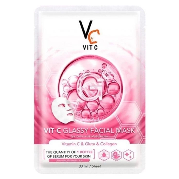 รีวิว RATCHA Vit C Glassy Facial Mask รีวิวจากผู้ใช้จริง By Cosmenet.in.th