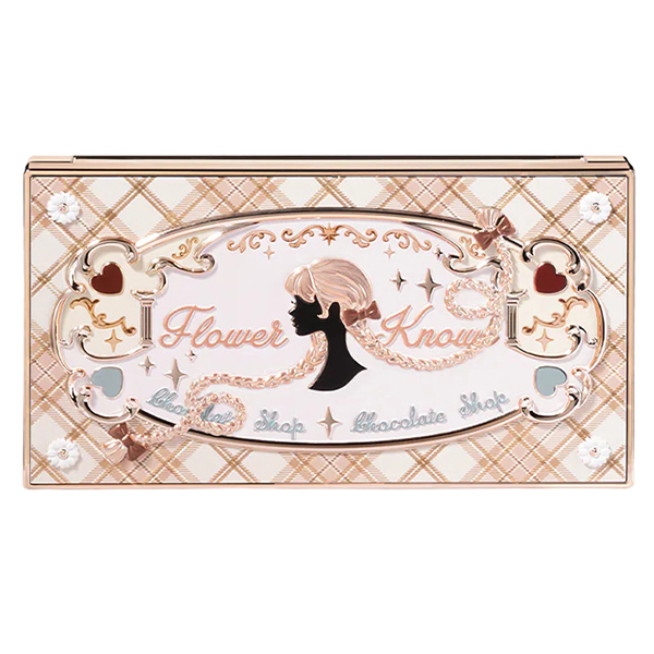 รีวิว Flower Knows Chocolate Wonder-Shop Eight-Color Eyeshadow Palette ...