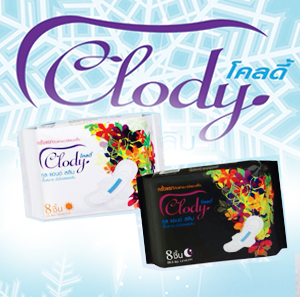CLODY ครั้งแรกที่จะทำให้สาวๆเย็นสบายในวันมามาก!!!