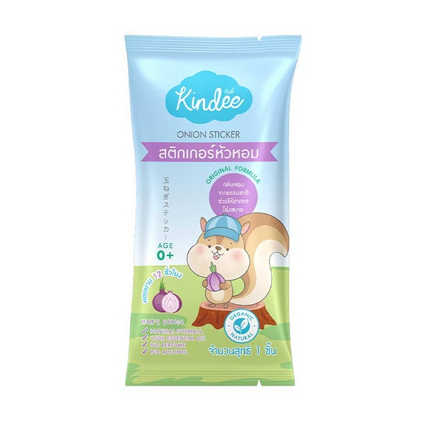 รีวิว Kindee Organic Onion Sticker รีวิวจากผู้ใช้จริง By Cosmenet.in.th