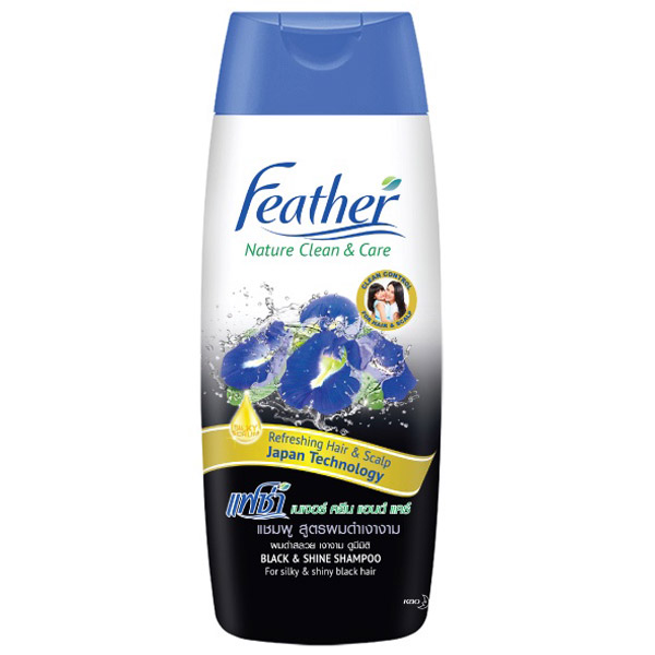 รีวิว Feather Nature Clean Care Black & Shine Shampoo รีวิวจากผู้ใช้ ...