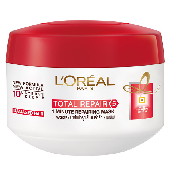 รีวิว L'OREAL PARIS Total Repair 5 Deep Repairing Mask รีวิวจากผู้ใช้ ...