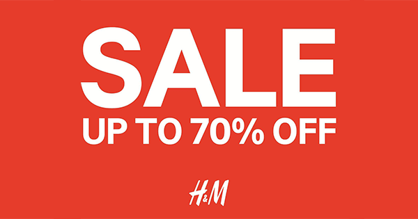 H&M SALE UP TO 70%OFF!!!