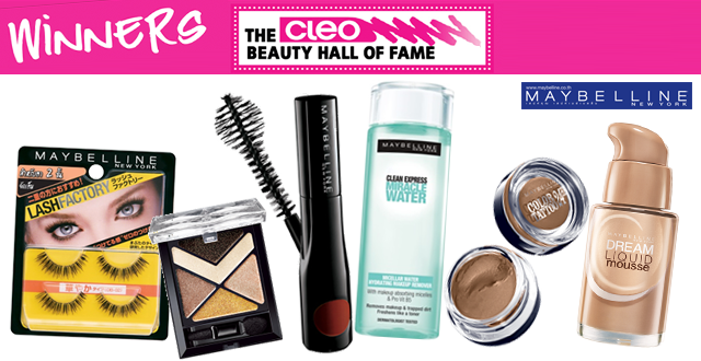 สุดยอดบิวตี้ไอเท่มจาก Maybelline การันตีจาก CLEO Beauty Hall of Fame 2014