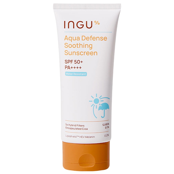 รีวิว INGU Skin Aqua Defense Hybrid Sunscreen SPF50+ PA++++ รีวิวจากผู้ใช้จริง By Cosmenet.in.th