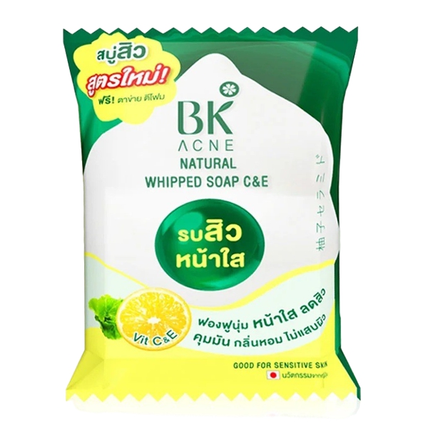 รีวิว BK Acne Natural Whipped Soap รีวิวจากผู้ใช้จริง By Cosmenet.in.th
