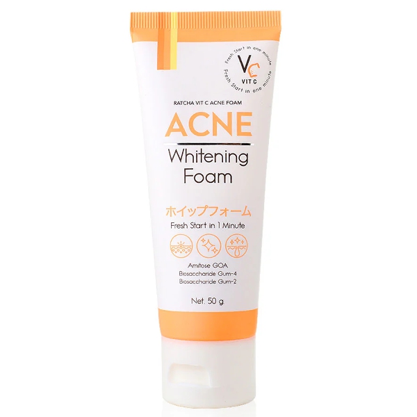 รีวิว RATCHA VC Vit C Acne Foam รีวิวจากผู้ใช้จริง By Cosmenet.in.th