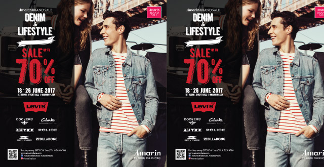 Amarin Brand Sale: Denim and Lifestyle Sale Up To 70%