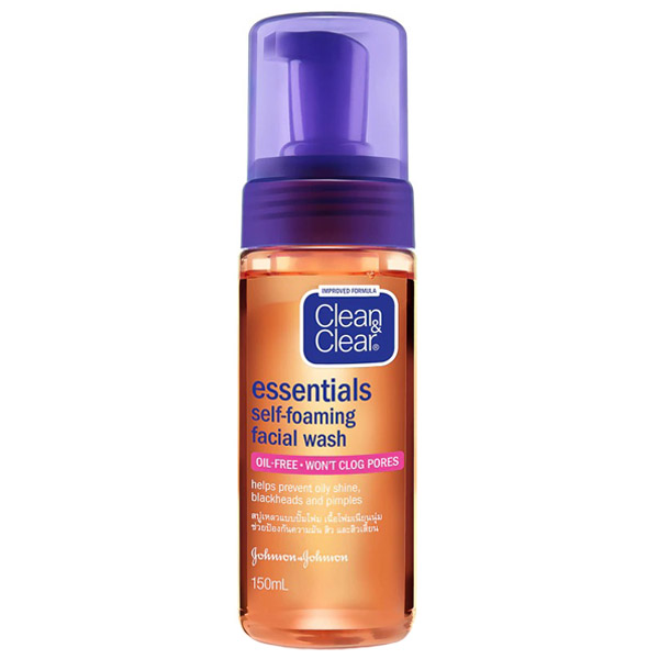 รีวิว Clean & Clear Essentials Self-Foaming Facial Wash รีวิวจากผู้ใช้ ...