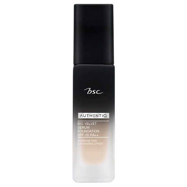 รีวิว BSC Authentiq Bio Velvet Serum Foundation SPF 20 PA++ รีวิวจาก ...
