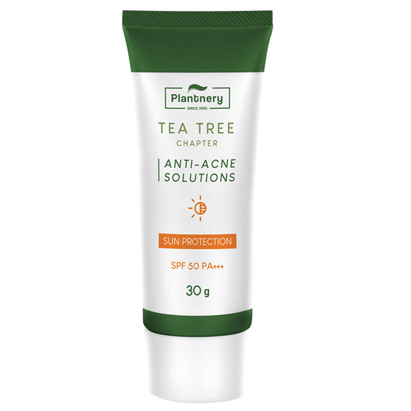 รีวิว Plantnery Tea Tree Sunscreen Acne Oil Control SPF 50 PA+++ รีวิว ...